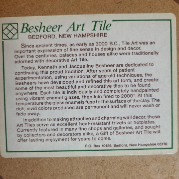 Besheer | Accents | Besheer Art Tile Pineapple Design Symbol Of Welcome ...